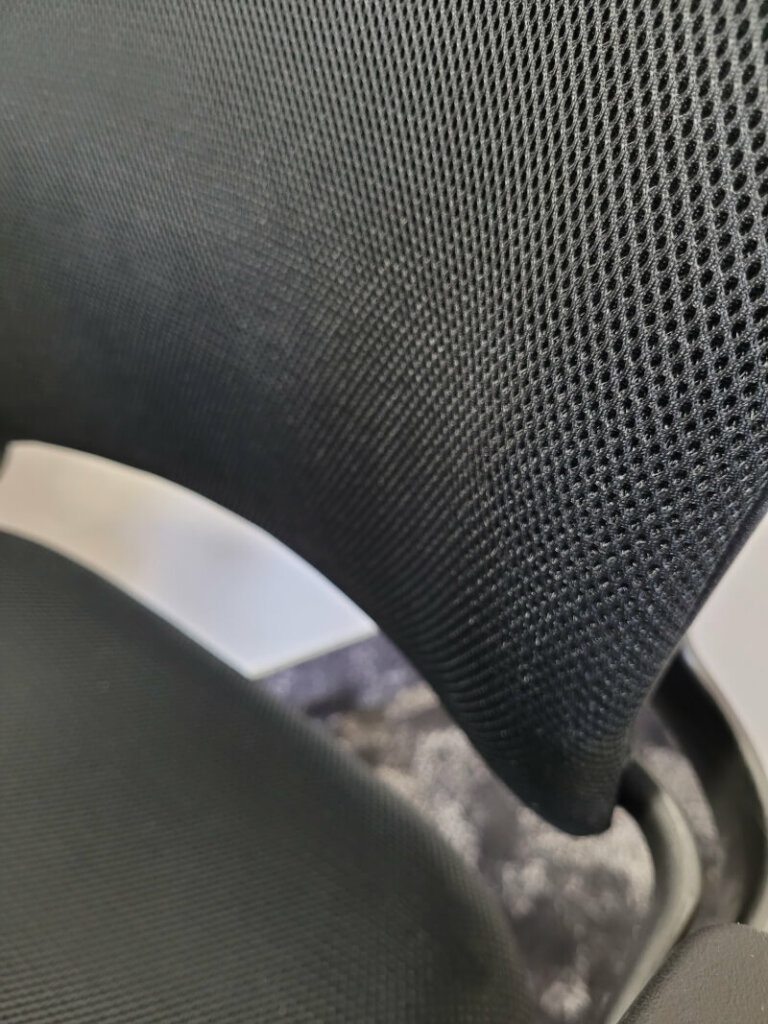 Leap V2 Task Chair - Reupholstered Black 3D Mesh - Festival Furniture
